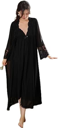 HEARTTOUCH Womens Victorian Nightgown Vintage Princess Robes Royal ...