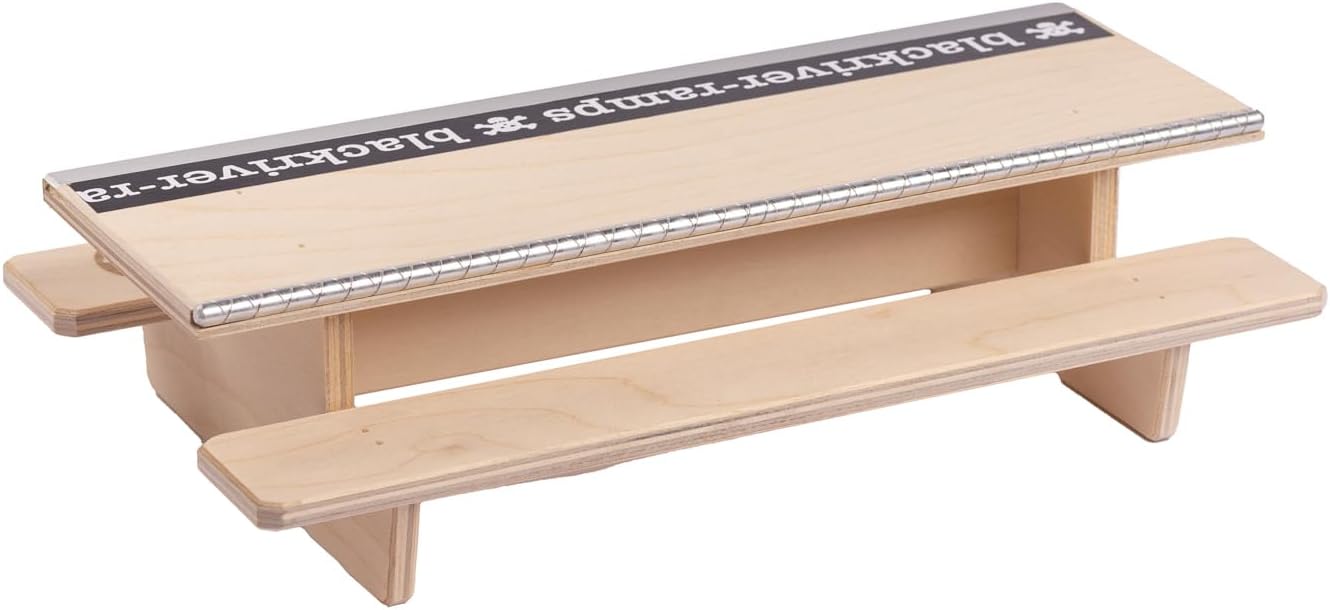 Amazon.com: Blackriver Ramps Fingerboard Table with Diamond Coping ...