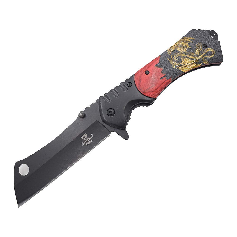 Snapklik.com : Snake Eye Tactical Every Day Carry Cleaver Style Blade ...