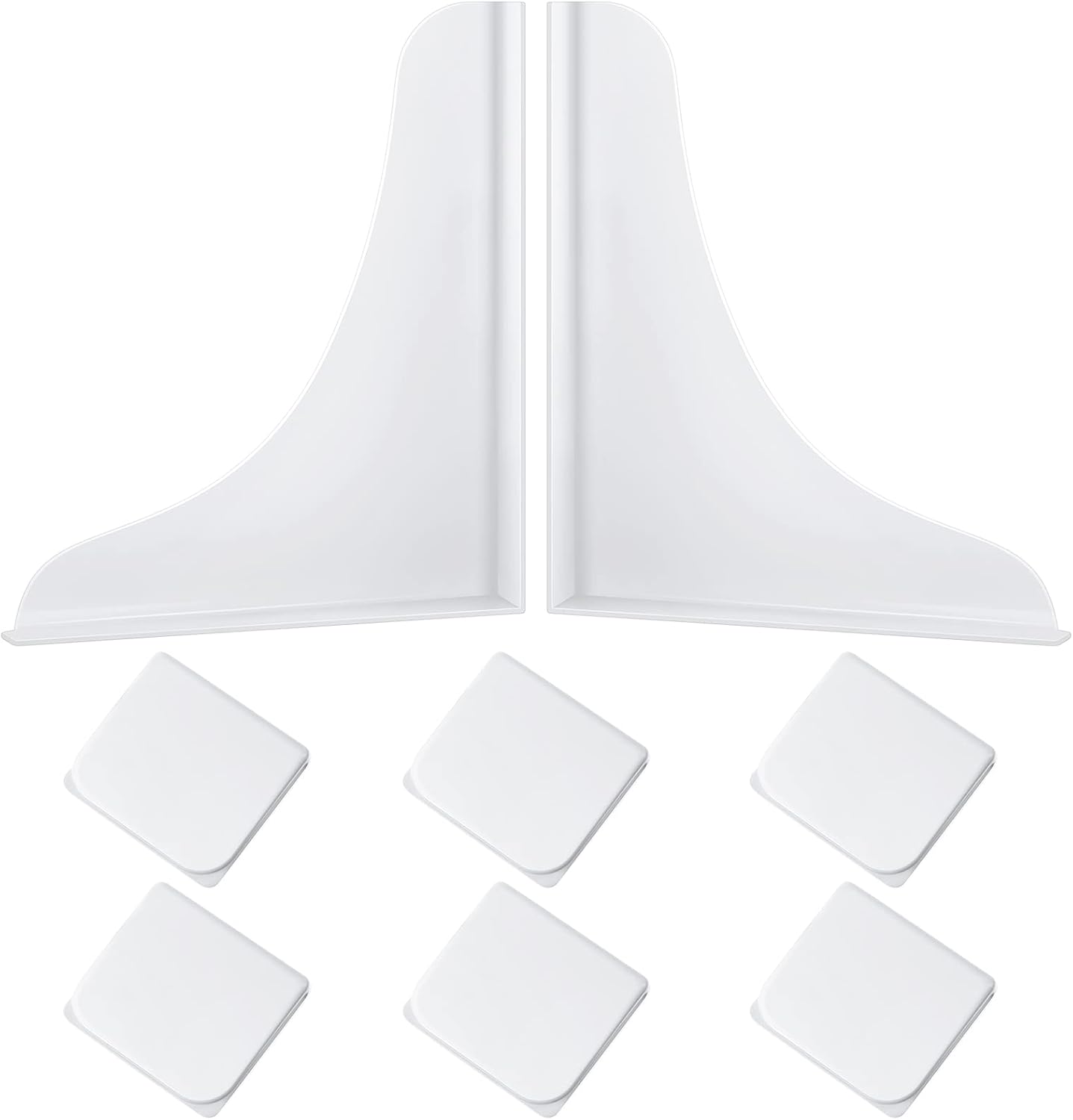 Amazon.com: 8 Pieces Bathtub Shower Splash Guards Curtain Clips Set for ...