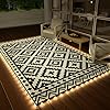 Amazon.com: HAUSHOF 5'X8' Outdoor Rug Waterproof with LED Strip Light ...