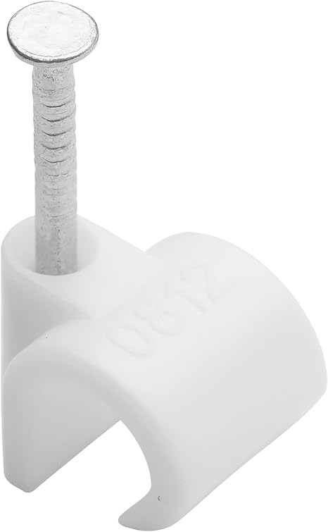 Debflex 700408 - Attache Fil Électrique Blanc - Serre Câble - Clou de ...