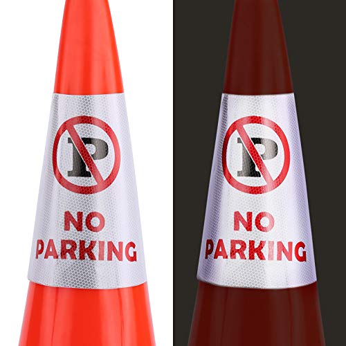 Snapklik.com : BATTIFE 6 Pack NO Parking Reflective Collars Stickers ...