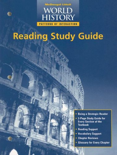 World History: Patterns of Interaction Reading Study Guide: MCDOUGAL ...