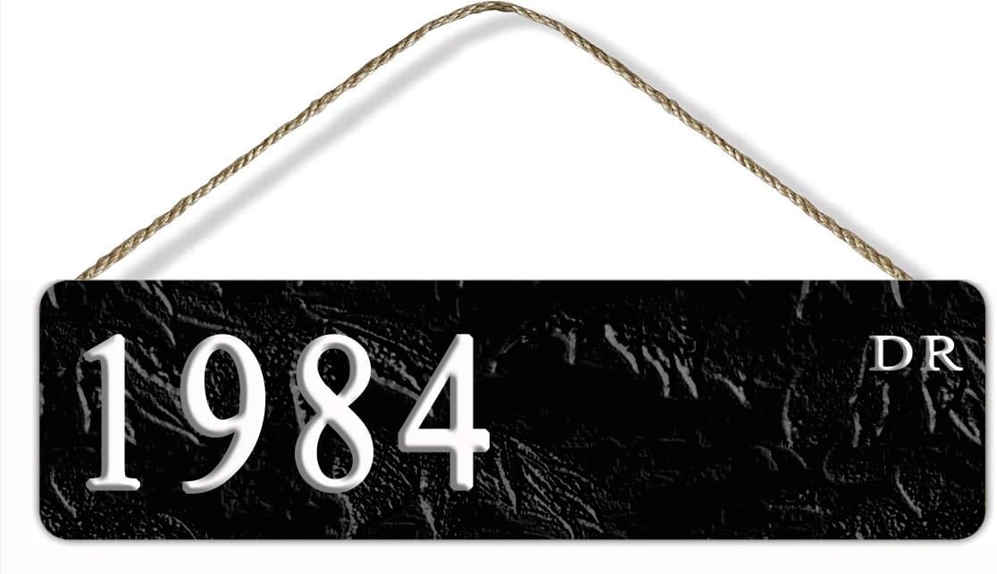 Amazon.com: 1984 Street Inspired Wooden Sign Wall Decor For You Wood ...