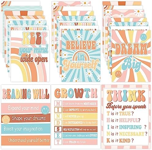 Amazon.com : Boho Groovy Classroom Bulletin Board Be Kind and Do Your ...