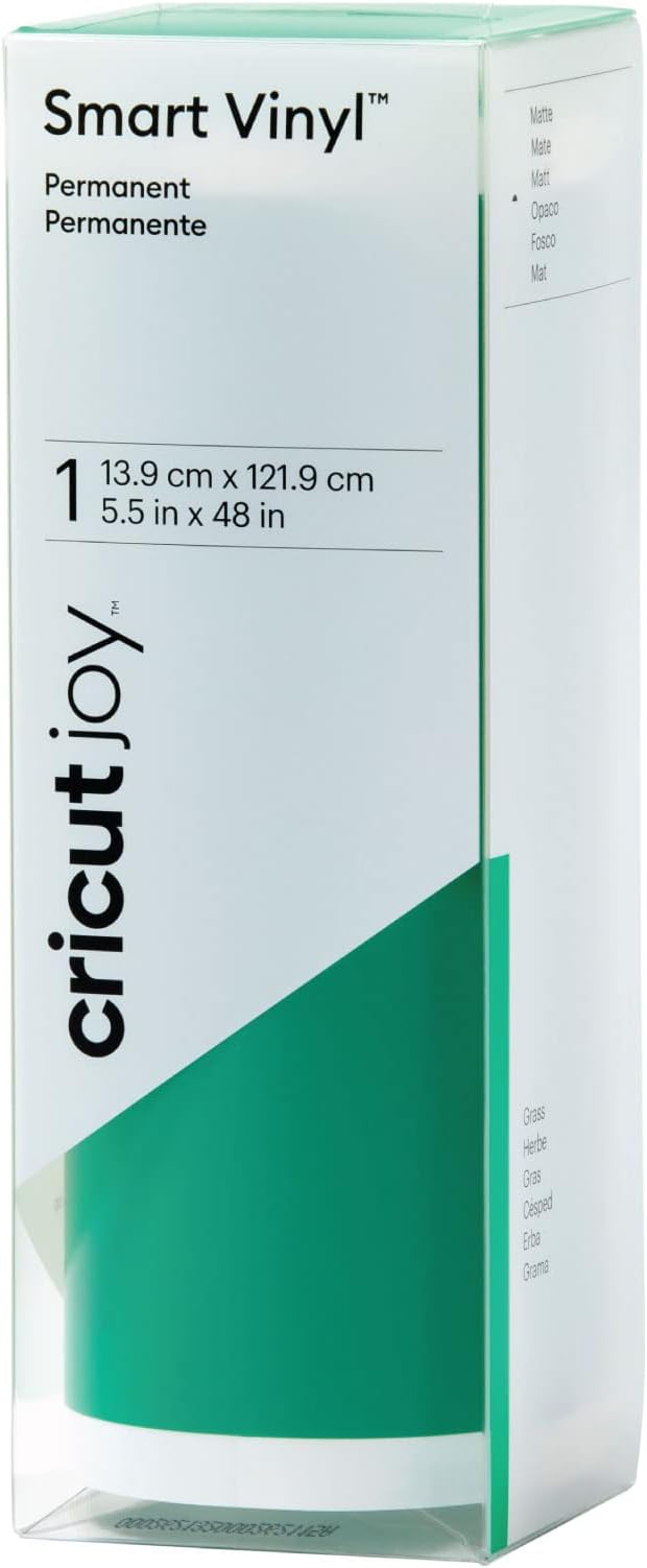 Amazon.com: Cricut Joy Smart Permanent Matte Vinyl (5.5 in x 48 in) for ...