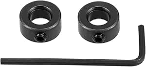 uxcell 8mm Bore Drill Stop, Drill Bit Depth Holder, Set Screw Style ...