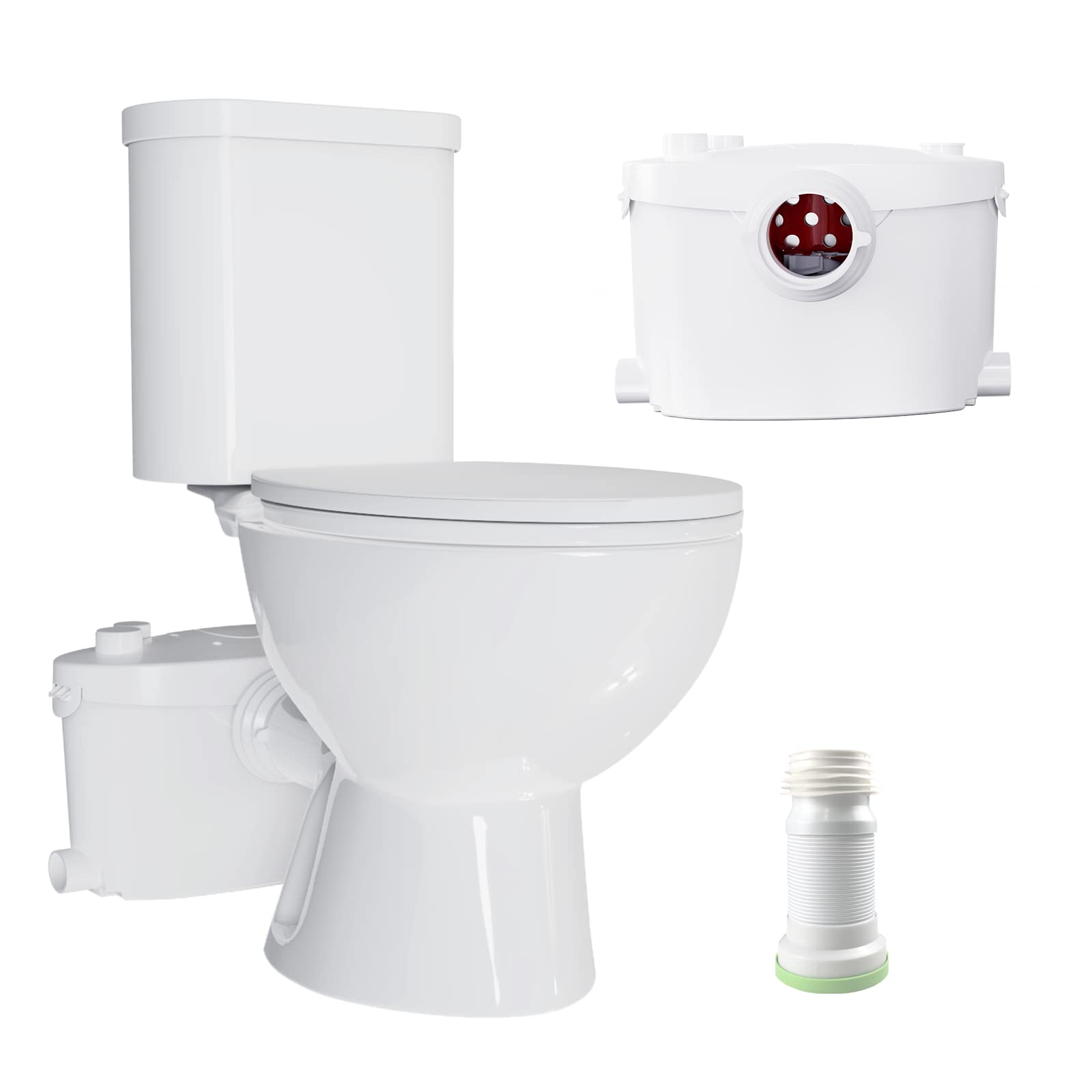 Buy Macerating Toilet | Two-piece Upflush Toilet System With Macerator ...