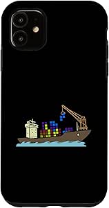 Amazon.com: iPhone 11 Container Ship Vessel Delivery Seafarer Seaman ...
