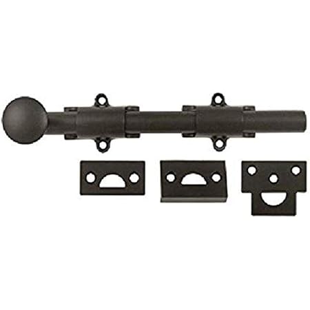 Deltana 24SB10B Traditional HD Solid Brass 24" Surface Mount Door Bolt ...