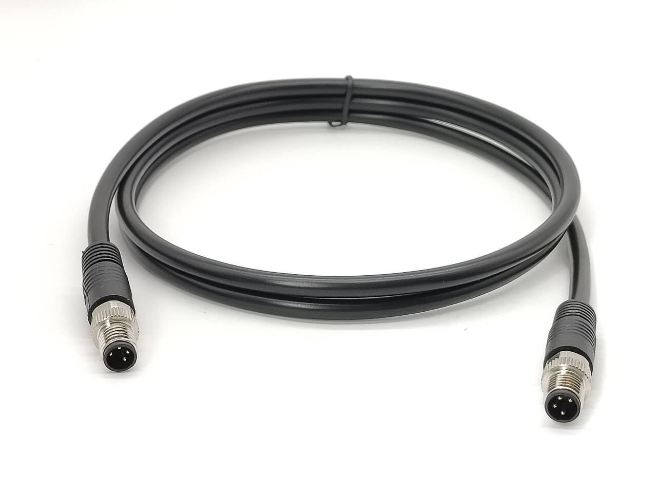 Amazon.com: Elecbee M8 Sensor Connector Straight Male to Male Double ...