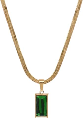 Amazon.in: Green - Women's Necklaces / Women's Jewellery: Jewellery
