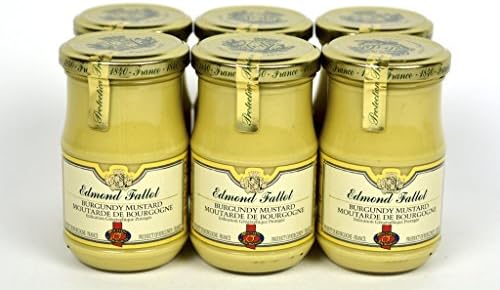Amazon.com : Edmond Fallot Dijon Mustard with Burgundy Wine 7.4Oz Case ...