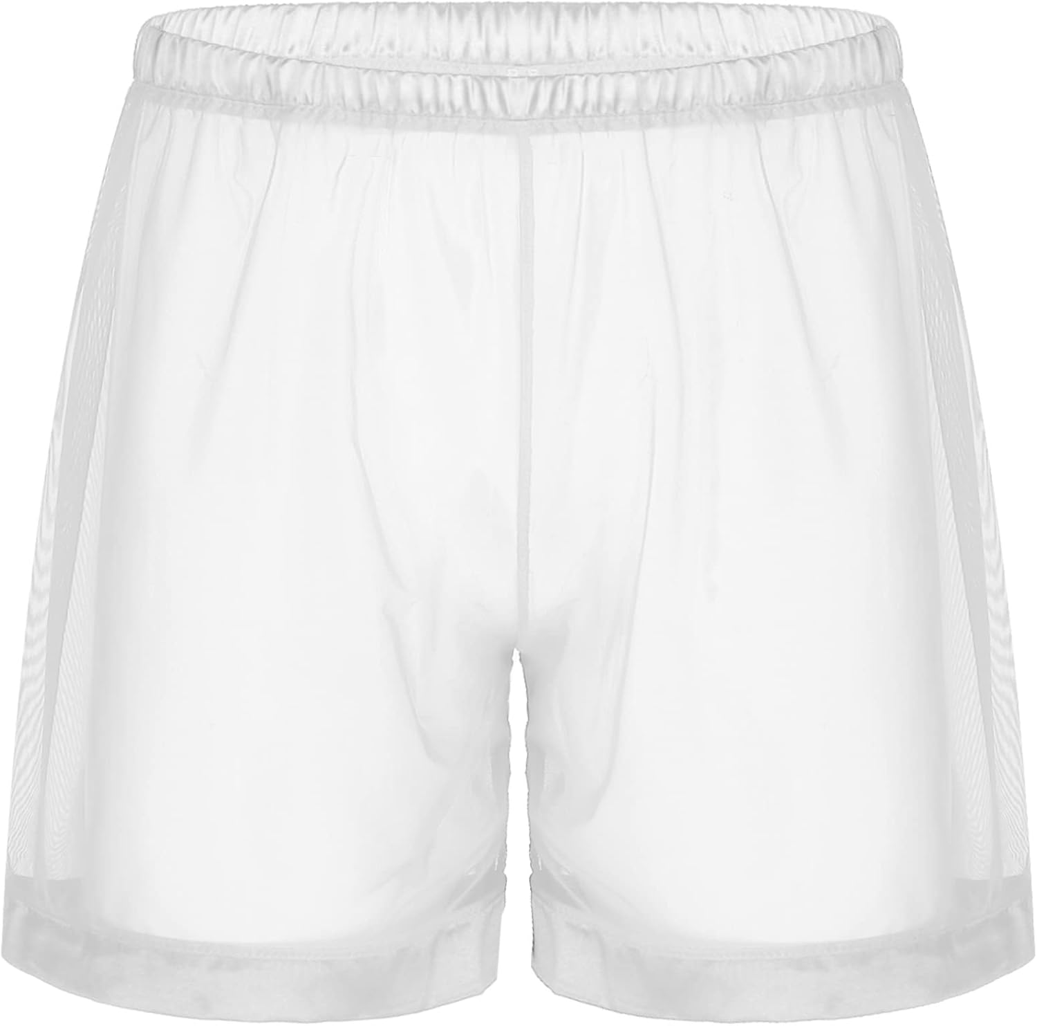 Amazon.com: MSemis Men’s See Through Sheer Mesh Swim Trunks Boxer ...