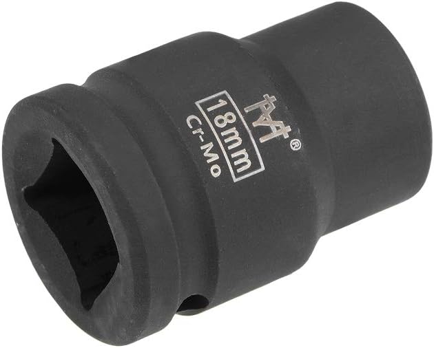 Amazon.com: uxcell 3/4-Inch Drive by 18mm Shallow Impact Socket, Cr-Mo ...