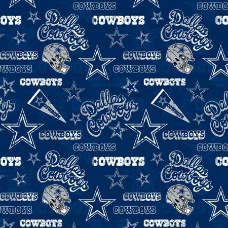 Amazon.com: Dallas Cowboys Cotton Fabric - NFL Team Logo Cotton Fabric ...