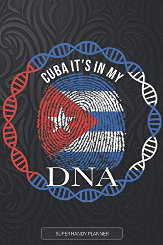 Amazon.com: Cuba Its In My DNA: Cuban Planner Calendar Journal Notebook ...