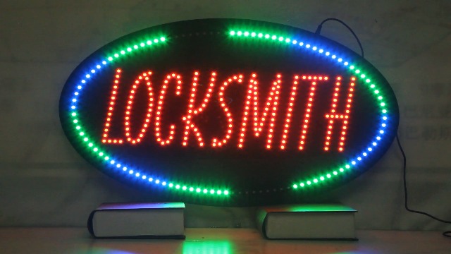 Watch LED Locksmith Sign for Business. on Amazon Live