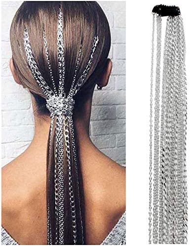 Amazon.com : Chamvino 4PCS Dreadlocks Metal Tassel Ponytail Multi ...