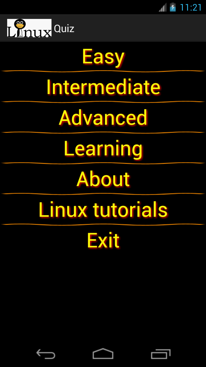 Linux tutorial + quiz - App on Amazon Appstore