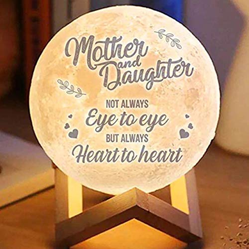 Buy 3D Printed Engraved Personalized & Customized Moon Lamp with 3 ...