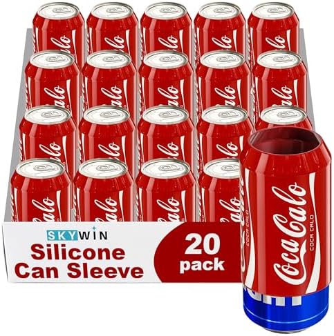 Amazon.com: Skywin-Silicone Can Cover (20 Pack) - 12 oz (355ml ...