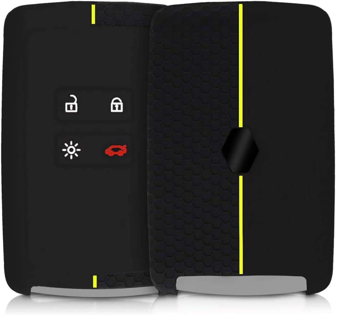 JVCV® Car Key Cover Compatible with Renault Kiger Triber Smart Key ...