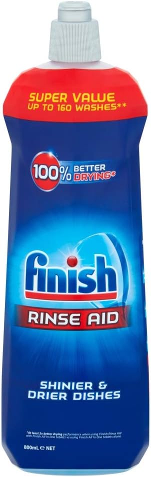 Amazon.com: Finish Rinse Aid 100% Better Drying Dishwasher, Lemon ...
