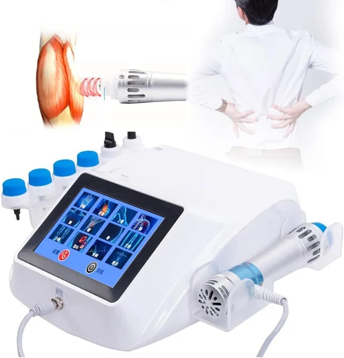 Amazon.com: Shock Waves Physiotherapy Equipment Shockwave Gun ...