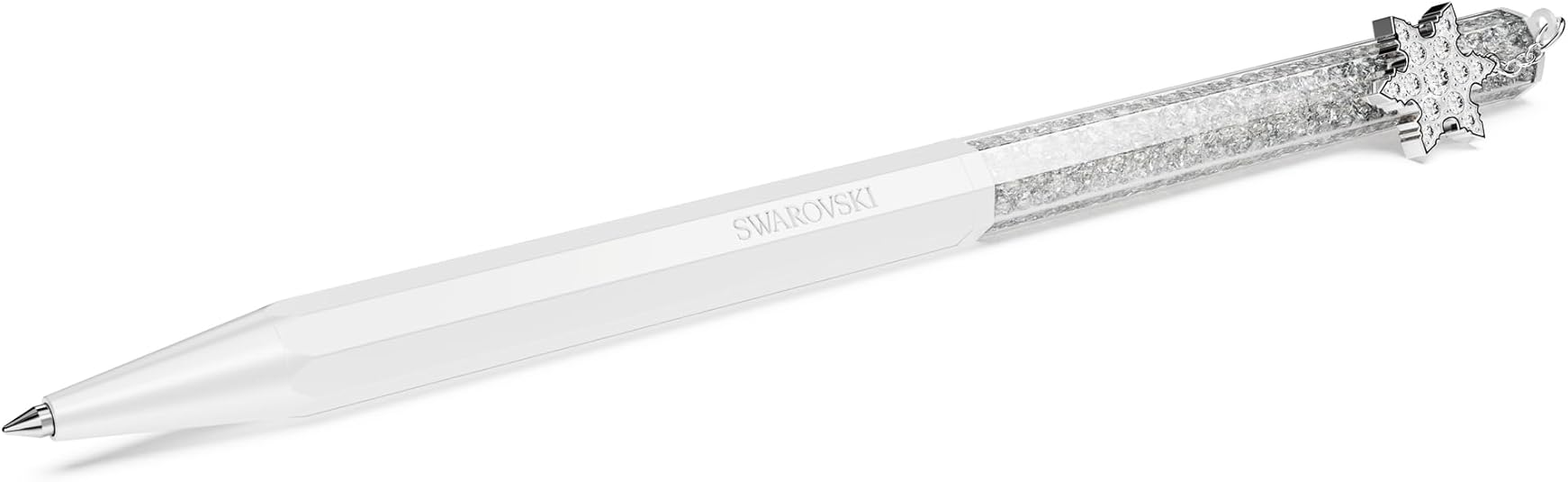 Amazon.co.jp: 【公式】【スワロフスキー】Crystalline ボールペン スノーフレーク ホワイト 5696718 : 文房具 ...