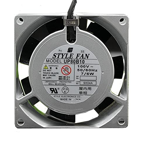 Amazon.co.jp: UP80B10 Style Cooling fan 100V 80mm - 7/6W 8025 50/60HZ 2 ...