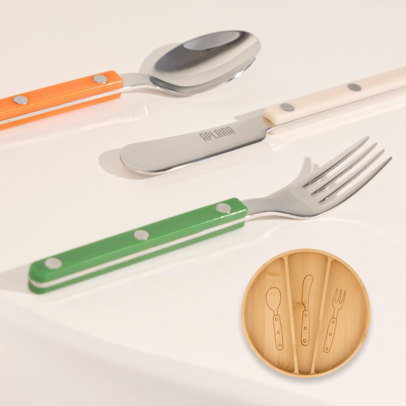 Amazon.com: APLAINR Grown-up Utensils Set for Toddlers, 10 Piece ...
