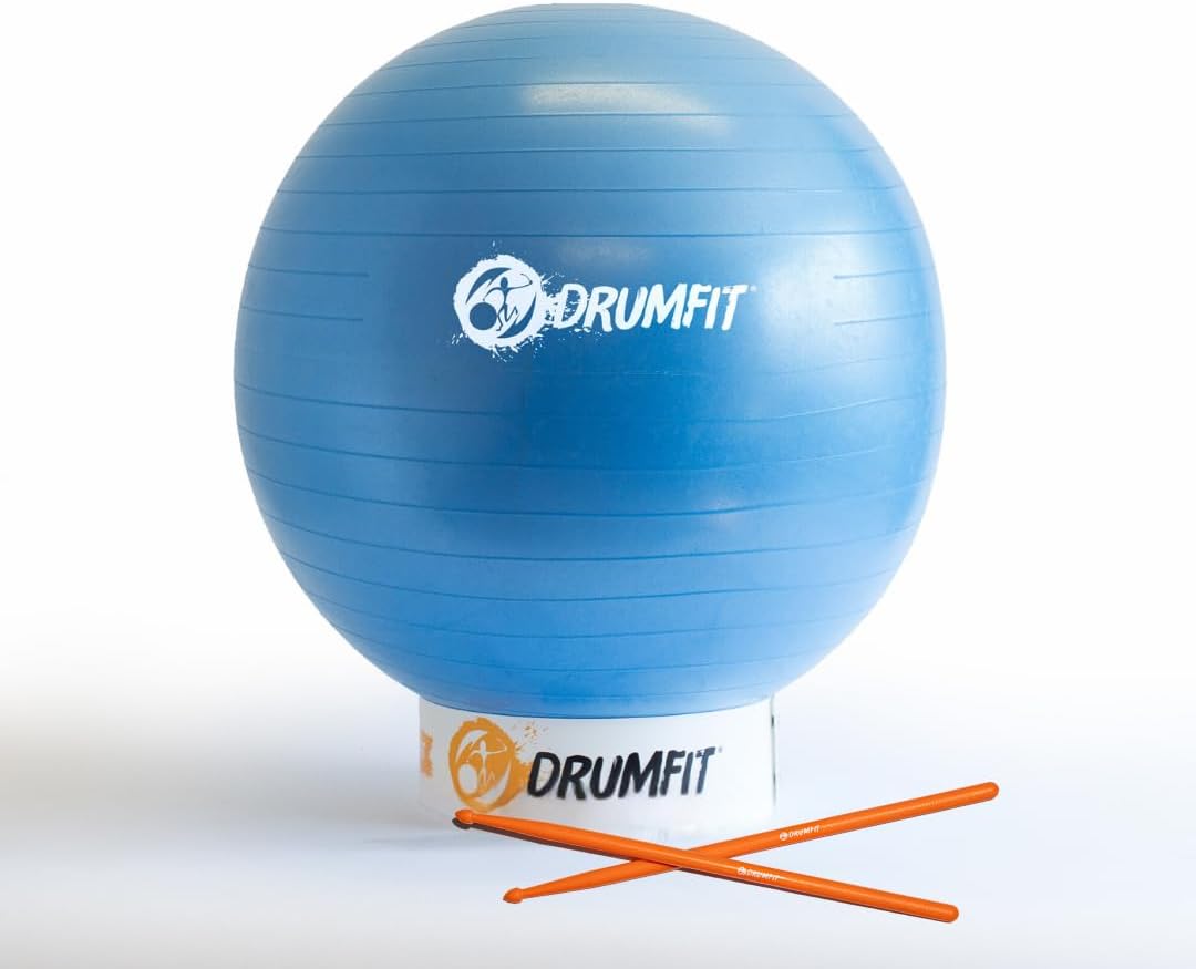 Amazon.com: DrumFIT Cardio Drumming Exercise Ball, Ball Stand ...