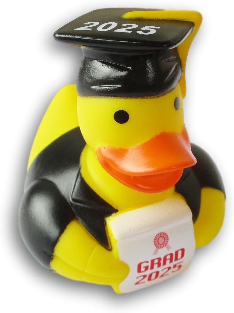 Amazon.com : Graduation Rubber Duck for 2025 (Diploma) : Toys & Games