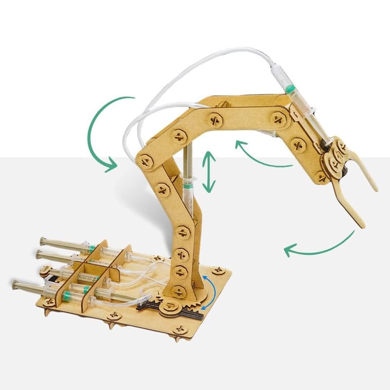 Buy SXDHK New H2O Robotic Arm Hydraulic STEM Educational DIY Fun Toys ...