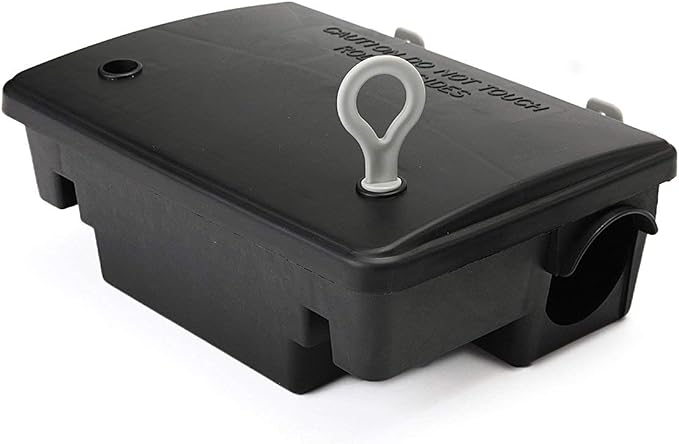 Professional Rodent Bait Block Station Box Case Trap with Key for Rat ...