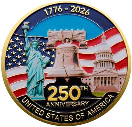 Amazon.com: 1776–2026 America 250th Anniversary Commemorative Coin ...