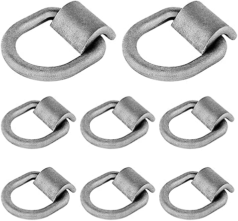 Amazon.com: Weld on D Ring Heavy Duty Trailer Truck D Ring 4-Pack ...