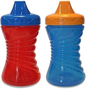 Gerber Graduates Fun Grips Hard Spout Sippy Cup (Colors may vary), 10 ...