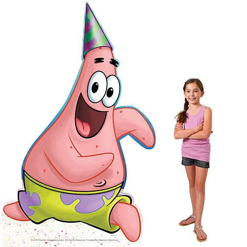 5 Ft 8 In Patrick Star Spongebob Squarepants Birthday Standee ...