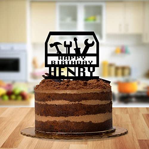 Amazon.com: Toolbox Cake Topper, Woodworker, Crafter, Builder, Tools ...