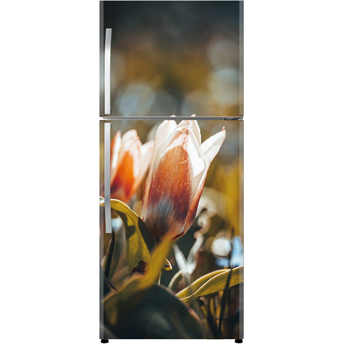 Grand Pixels Refrigerator Door Skin Sticker | Decorative Fridge Sticker ...