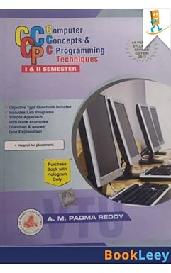 Buy Computer Concepts & C Programming Techniques Book Online at Low Prices in India | Computer ...