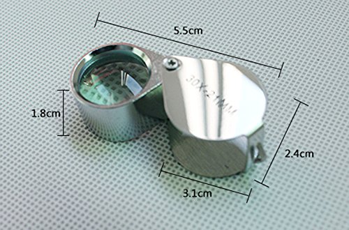 Snapklik.com : Loupes 10x Glass Jeweler Loupe Loop Eye Magnifier ...
