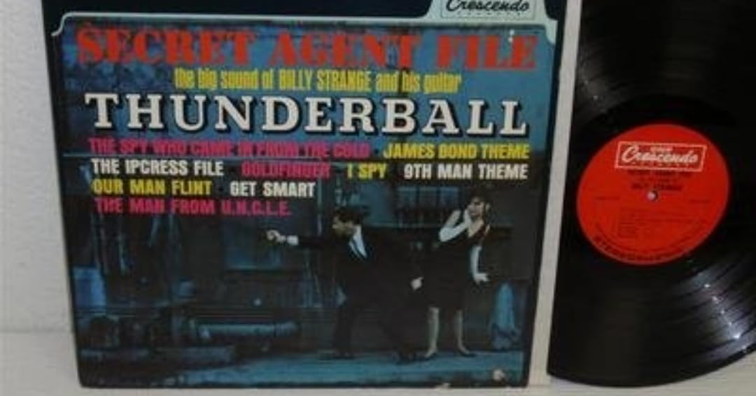 Amazon.com: BILLY STRANGE Secret Agent File, Thunderball LP GNP ...