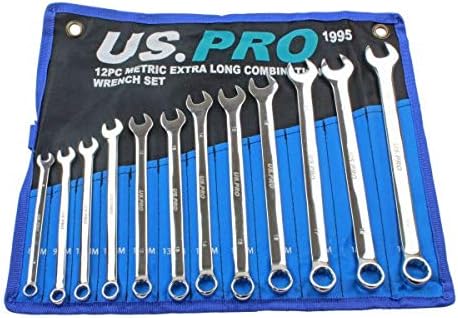 us. pro Jumbo Spanners 8pc Long Reach Combination Wrench Spanner Set ...