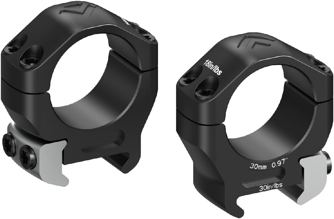 Amazon.com : Arken Optics Halo Ti™ Titanium Rifle Scope Rings Precision ...