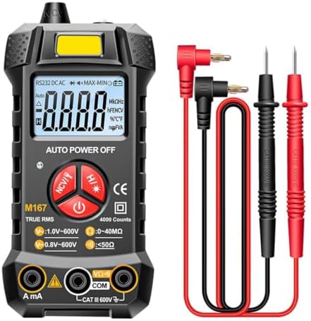 Serplex® Digital Multimeter 4000 Counts Volt Meter Auto-Ranging Tester ...
