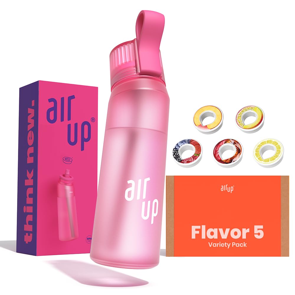 Buy air up® water bottle (22oz) Hot Pink + Flavor 5 variety pack ...
